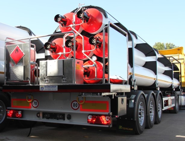 Type "A" lightest steel gas cylinder trailer - PWENT