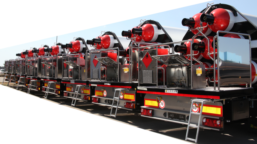 Type "A" lightest steel gas cylinder trailer - PWENT