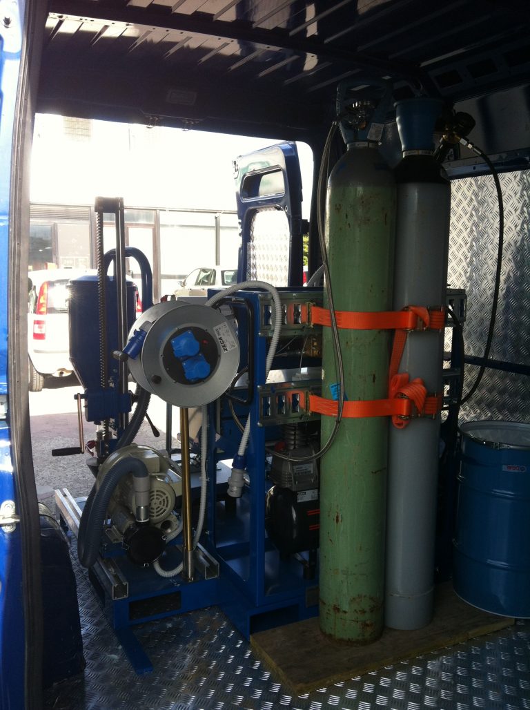 SKID AC FG8 Mobile Equipment-Powder And CO2 Extinguisher