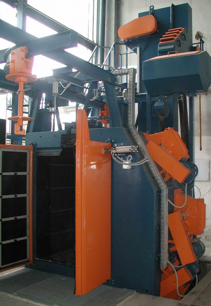 Get HC1200 3M Shot Blasting Machine For Gascylinders