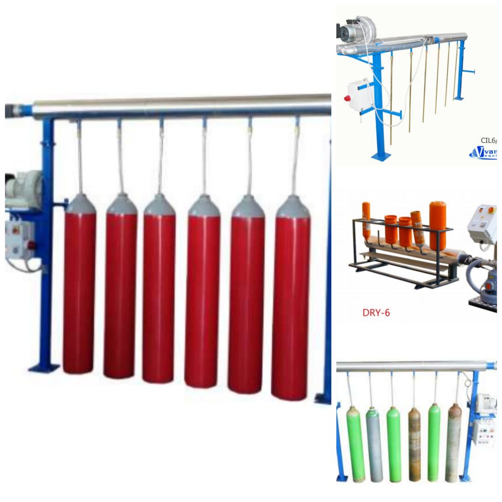 Gas cylinder pressure testing and refurbishment machines - PWENT