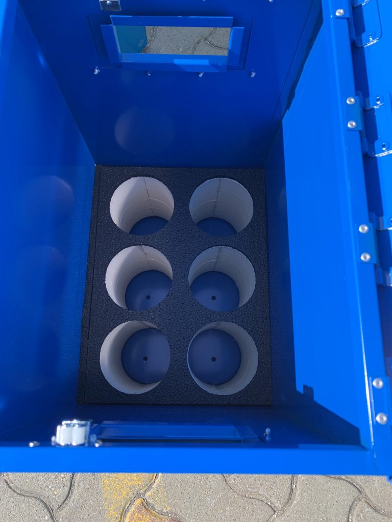 Gascylinder storage and transportation box - PWENT